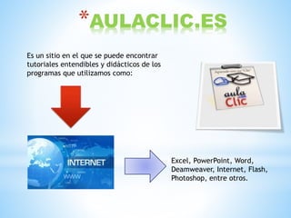 Exploracion de aulaclic | PPTX