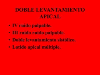 EXPLORACIÓN FISICA CARDIOLOGICA | PPT