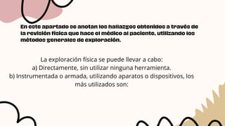 Exploración física en una consulta normal | PDF
