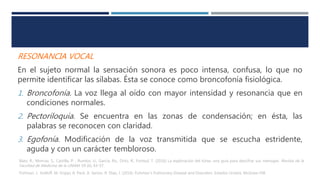 Exploración pulmonar | PPTX
