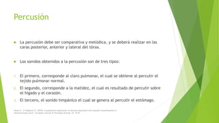 Exploracion pulmonar | PPTX