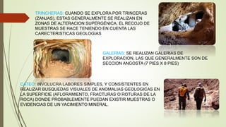 Exploracion y labores de acceso | PPTX