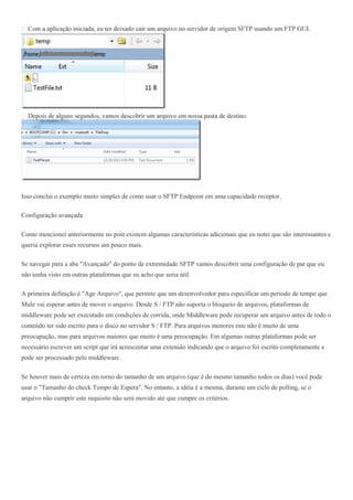 Explorando mule esb sftp adapter | PDF