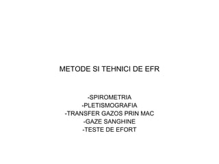 Explorari functionale pulmonare 1 | PPT
