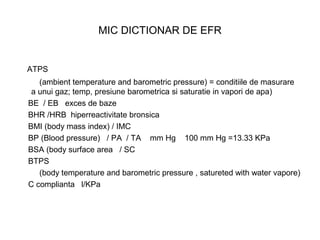 Explorari functionale pulmonare 1 | PPT