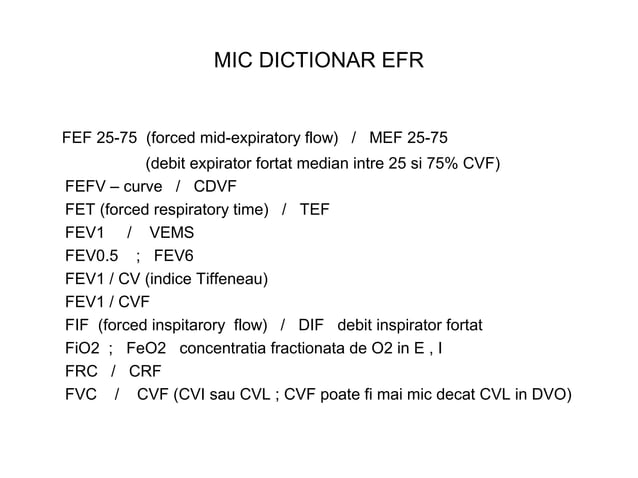 Explorari functionale pulmonare 1 | PPT