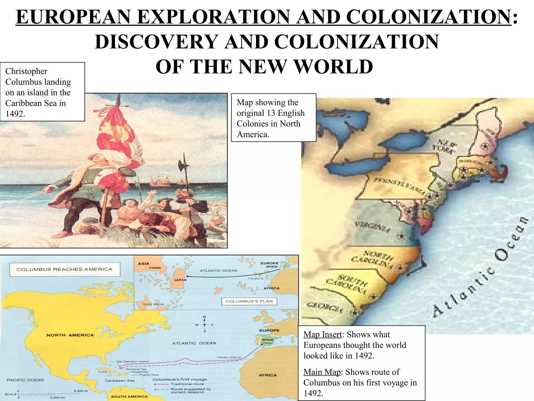 European Exploration and Colonization power point | PPT
