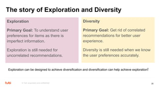 Exploration and diversity in recommender systems | PPT