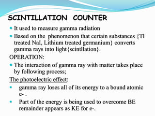 Exploration Geology- Radioactive method of exploration | PPTX