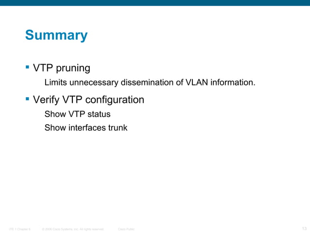 VTP | PPT | Computer Networking | Computing