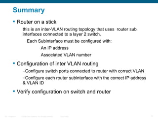Inter-Vlan Routeando | PPT