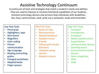 ET 506- Exploration of Assistive Technology | PPTX