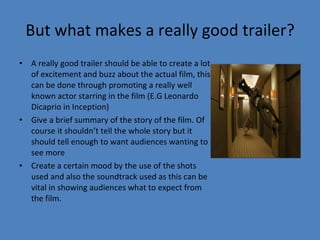Exploration of film trailers | PPT | Movies | Entertainment