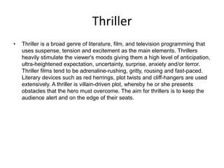 Exploration of Genre of Film | PPTX