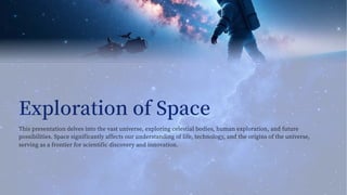 Exploration of Space.pdf, Space related Presentation | PDF