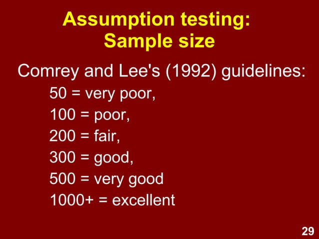 Exploratory Factor Analysis Odp Science 7322