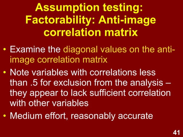 Exploratory factor analysis | ODP | Science