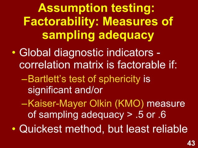 Exploratory factor analysis | ODP | Science