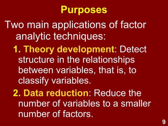 Exploratory Factor Analysis Odp Science 0962