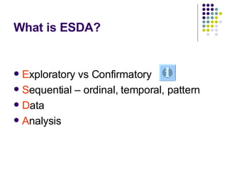 Exploratory Sequential Data Analysis | PPT