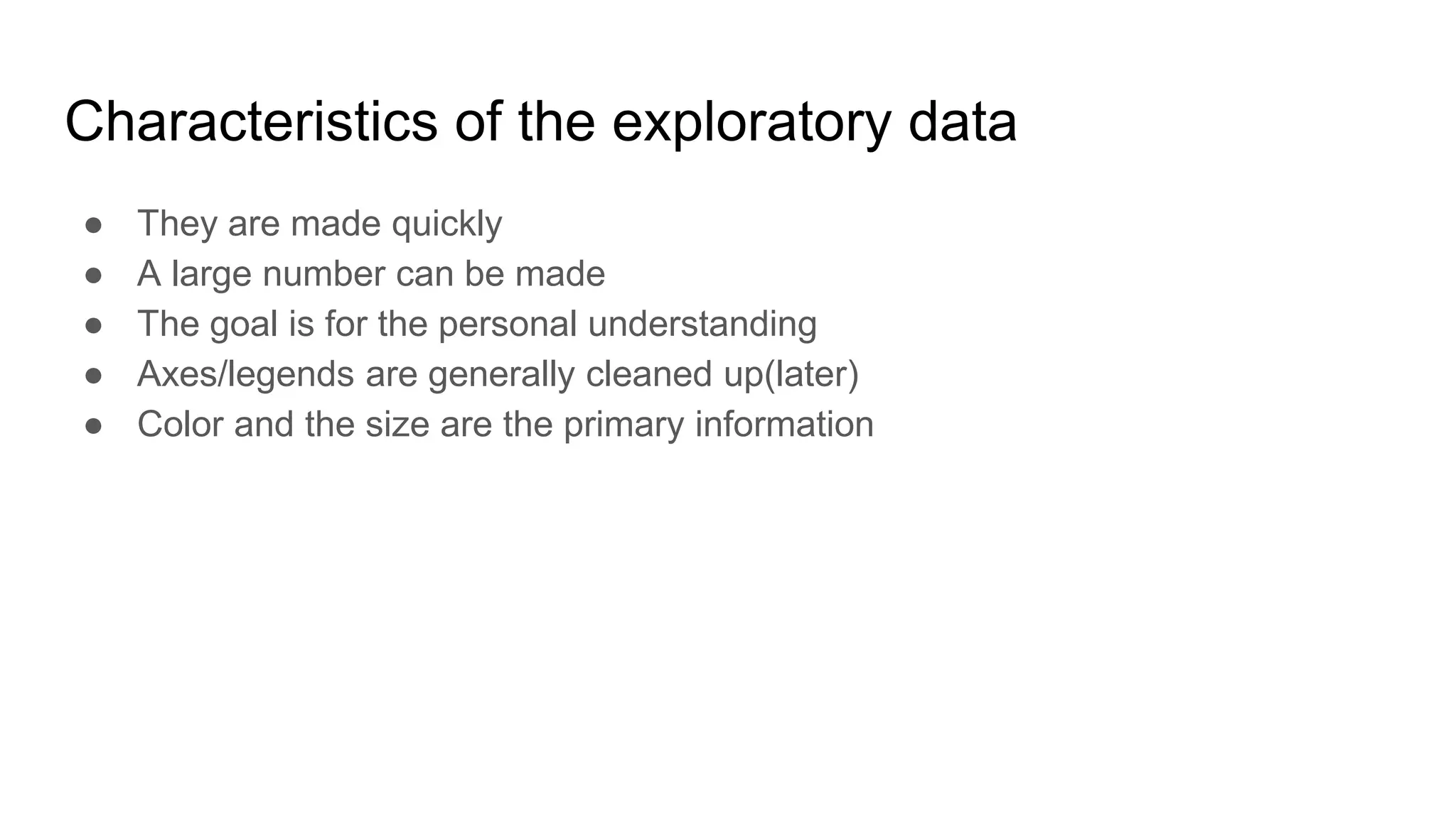 Exploratory data analysis | PPTX