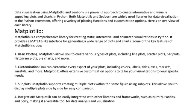 Exploratory Data Analysispptx For Data Analytics Pptx Databases Computer Software And
