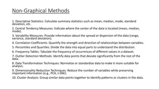 Exploratory Data Analysis.pptx for Data Analytics | PPTX