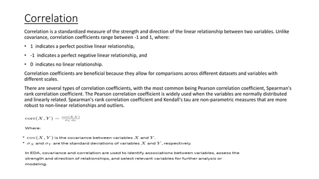 Exploratory Data Analysis.pptx for Data Analytics | PPTX | Databases | Computer Software and ...