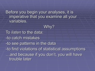 Exploratory Data Analysis EFA Factor analysis | PPT