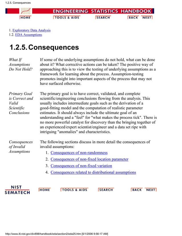 Exploratory Data Analysis Handbook Engineering
