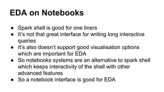 Exploratory Data Analysis in Spark | PDF