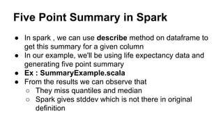 Exploratory Data Analysis in Spark | PDF | Databases | Computer Software and Applications