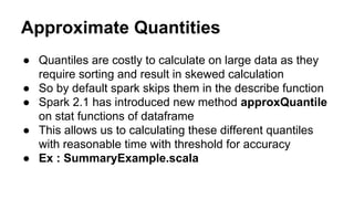Exploratory Data Analysis in Spark | PDF