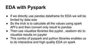 Exploratory Data Analysis in Spark | PDF | Databases | Computer Software and Applications