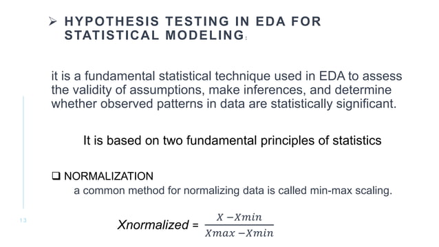 EXPLORATORY DATA ANALYSIS IN STATISTICAL MODeLING.pptx