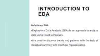 EXPLORATORY DATA ANALYSIS IN STATISTICAL MODeLING.pptx
