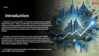 Exploratory Data Analysis of Netflix Stock Performance | PPTX | Stocks ...
