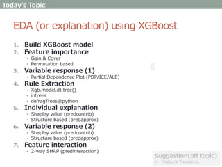 Exploratory data analysis using xgboost package in R | PPT
