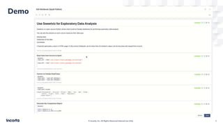 Exploratory Data Analysis with Sweetviz in Incorta | PPT