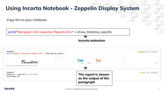 Exploratory Data Analysis with Sweetviz in Incorta