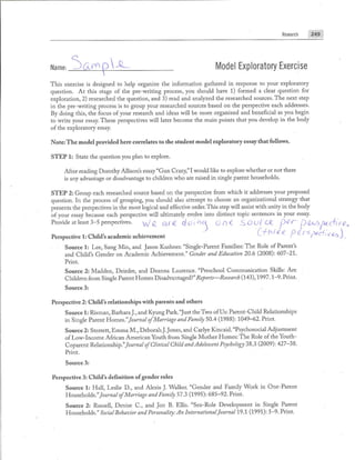 Exploratory essay pre writing materials and sample essay | PDF ...