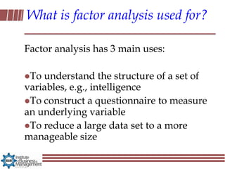 Exploratory factor analysis | PPTX