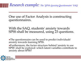 Exploratory factor analysis | PPTX