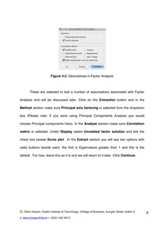 Exploratory Factor Analysis | PDF
