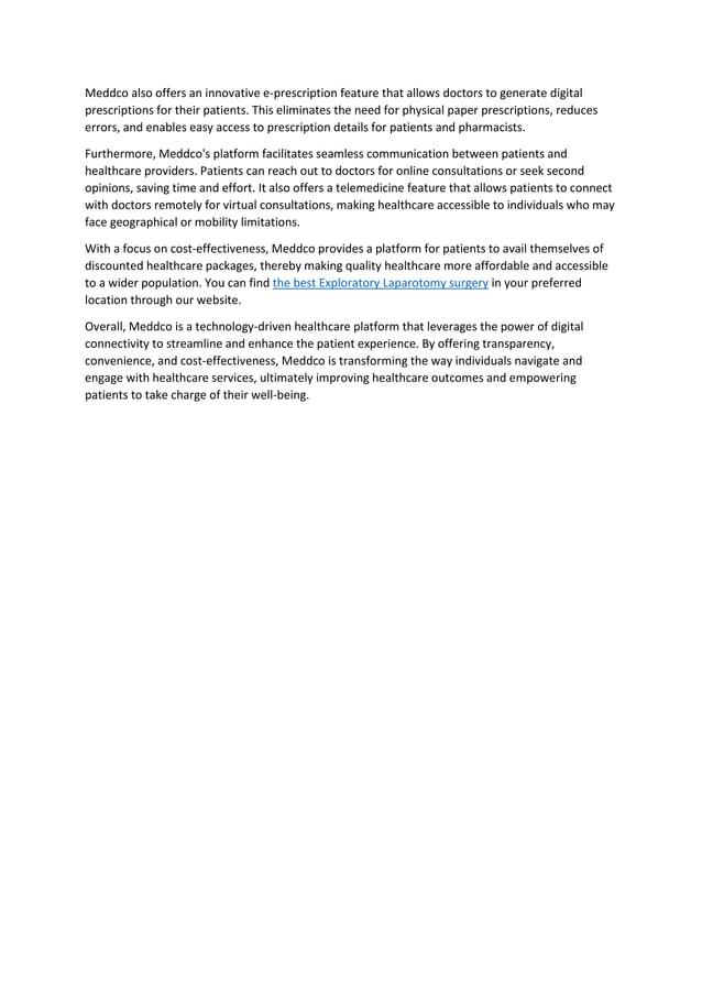 Exploratory Laparotomy Surgery.docx | Digestive Disorders | Diseases ...