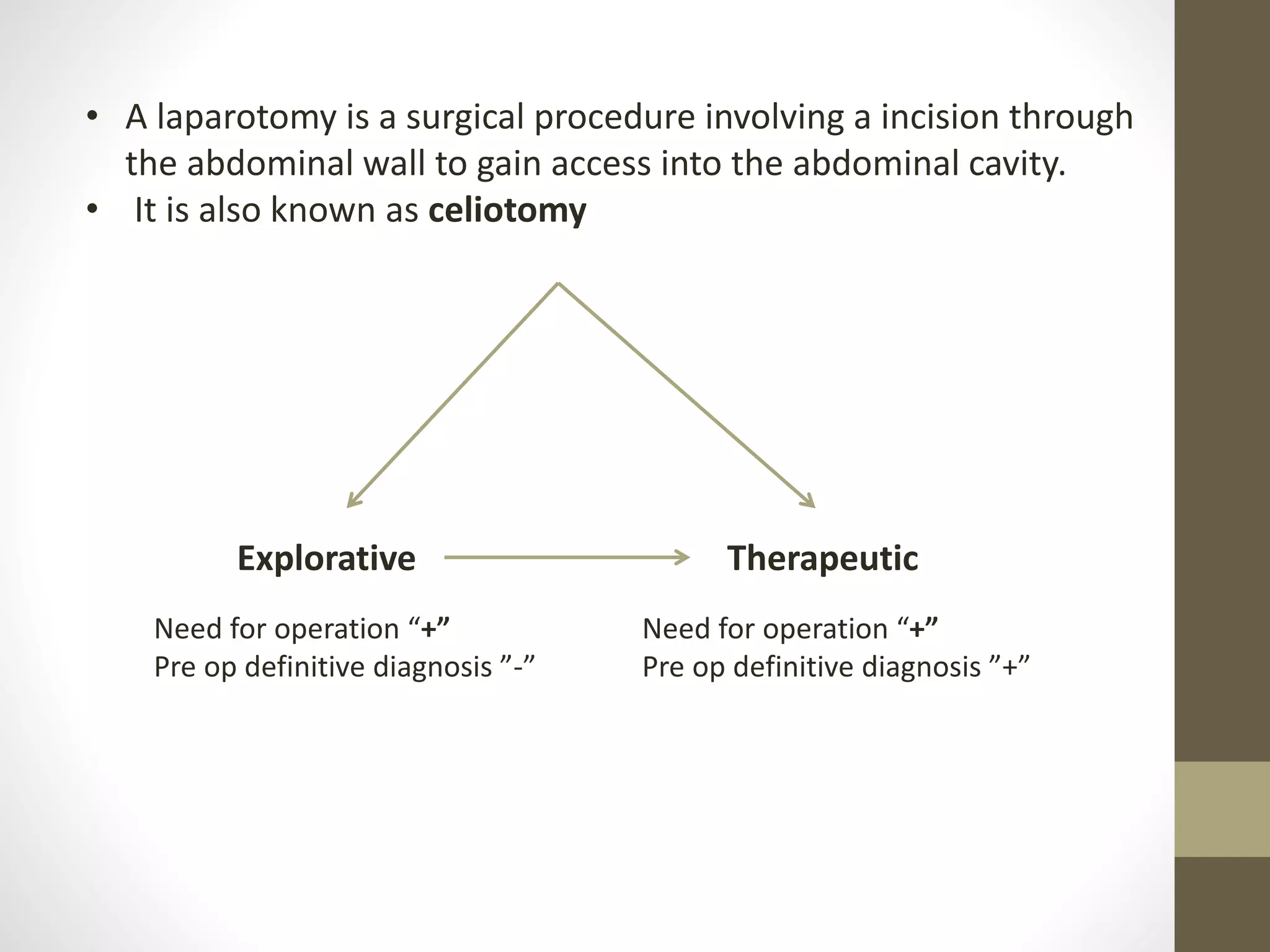 Exploratory laprotomy | PPTX