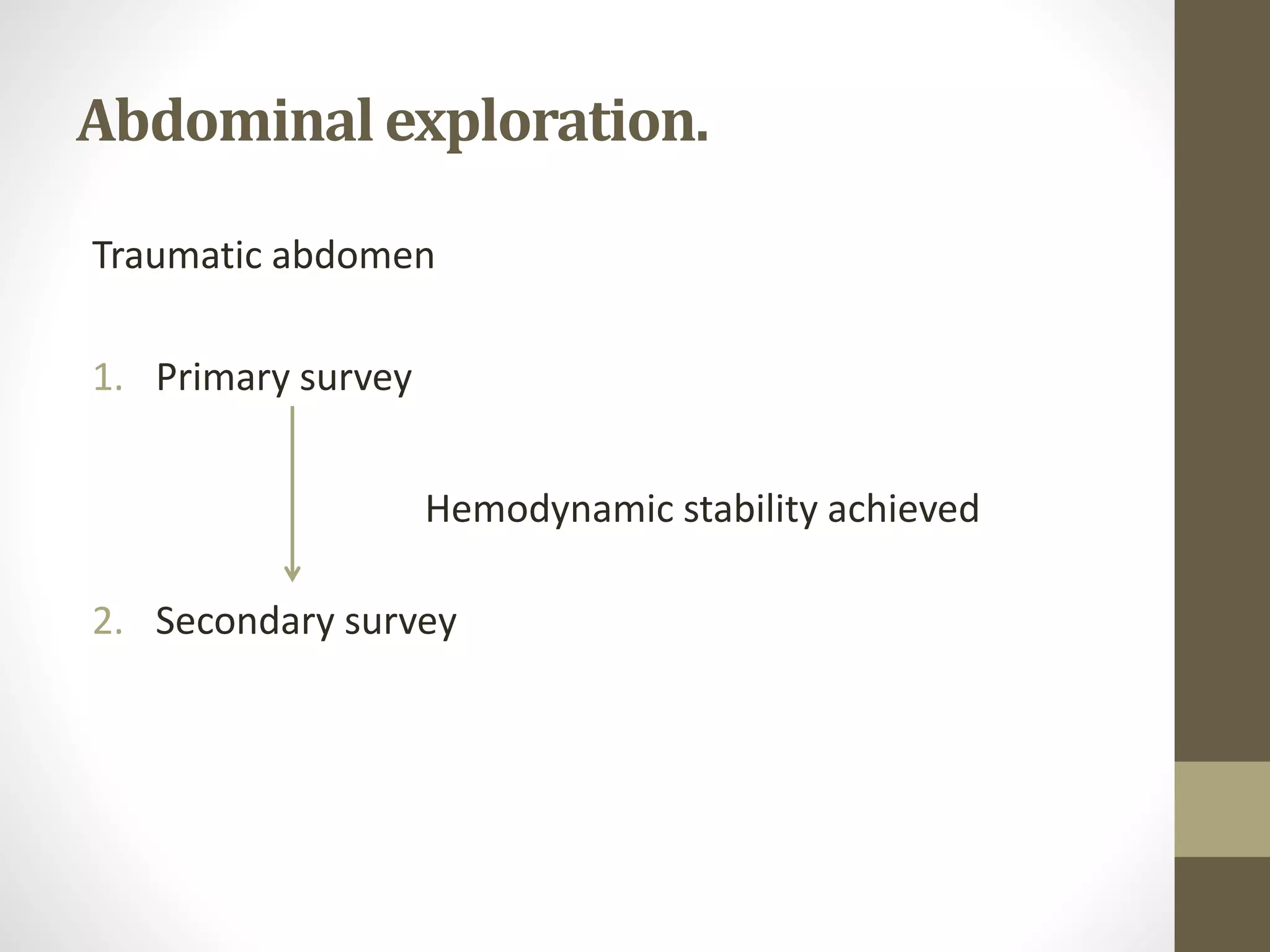 Exploratory laprotomy | PPTX