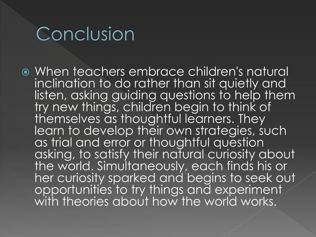 Exploratory Play in Early Childhood Learning | PPTX
