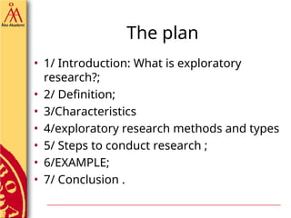 Exploratory Research.ppt important for mba | PPT