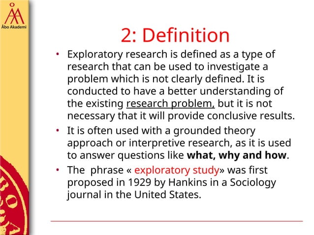 Exploratory Research.ppt important for mba | PPT